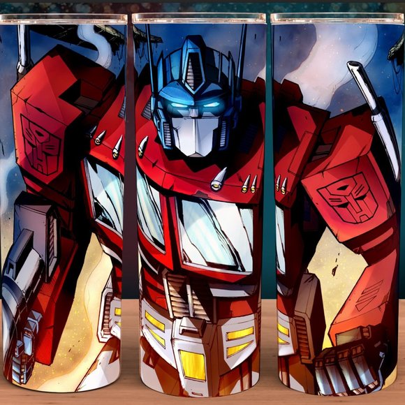 Dining | Transformer Optimus Prime Cartoon 8s Cup Mug Tumbler 20oz ...